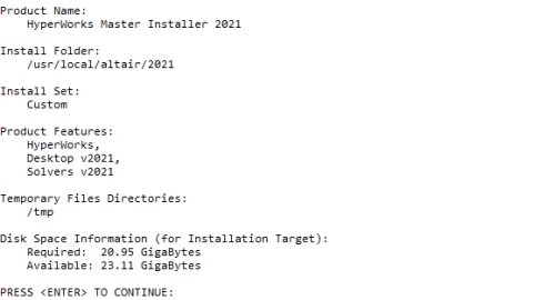 Linux系统HyperWorks2021安装HyperWorks